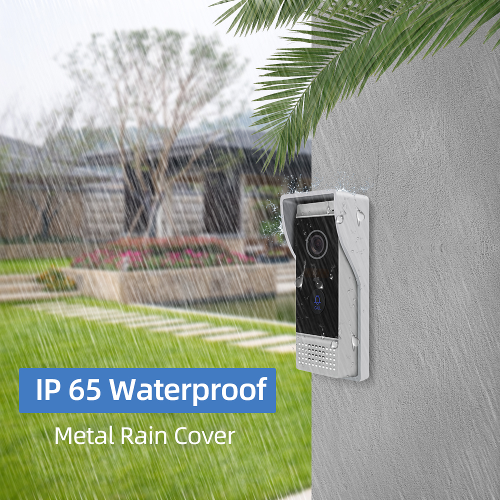 2-Wired Video Intercom Video Door Phone Entrance Doorbell Panel ...